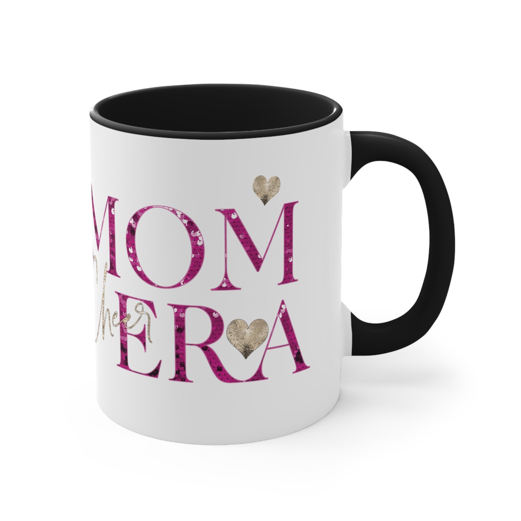 Cheer Mom Era Coffee Mug, Cheering Squad Cup, Mothers Day Pink Glitter ...