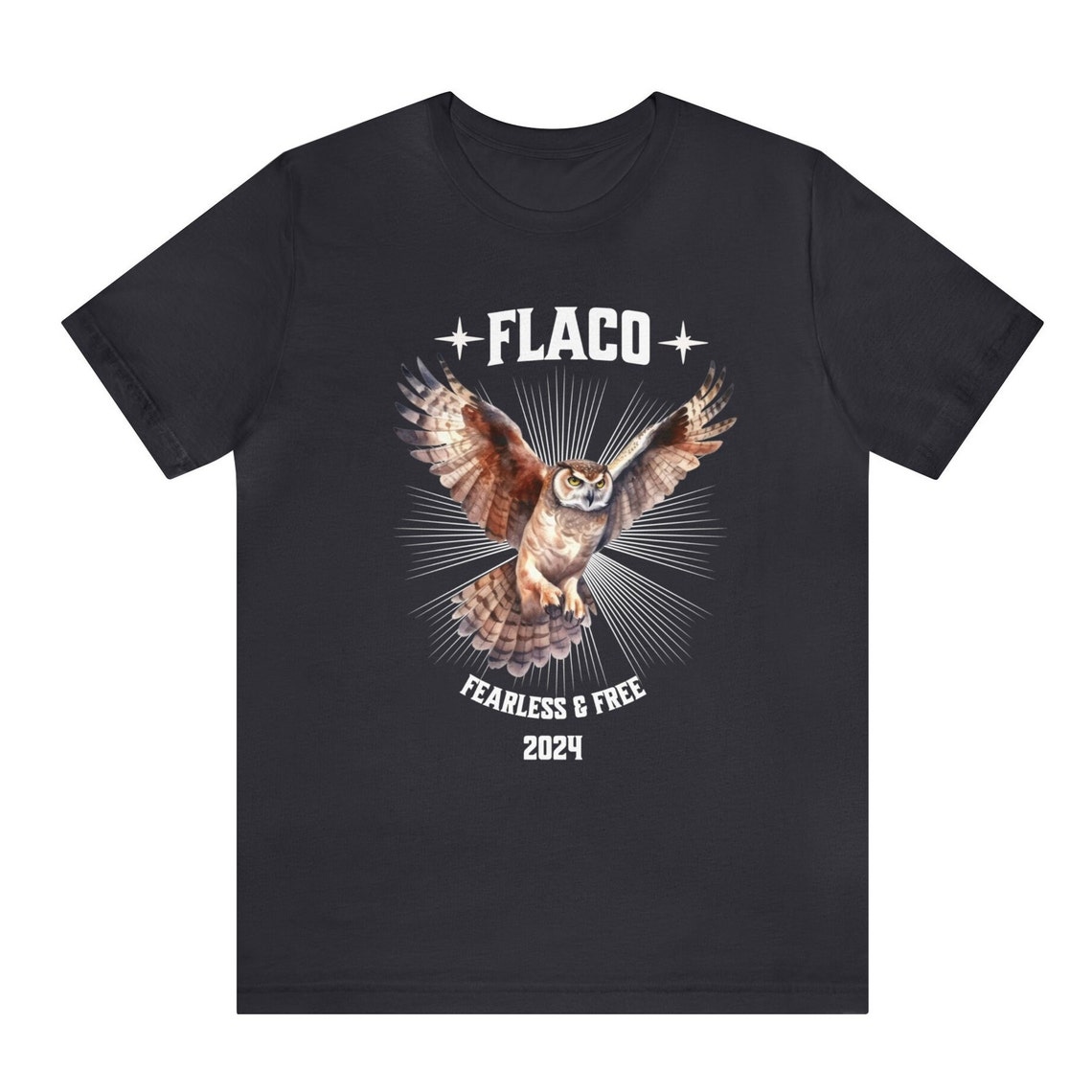 Flaco the Owl Shirt, NYC Owl T Shirt Fearless and Free for Men and ...