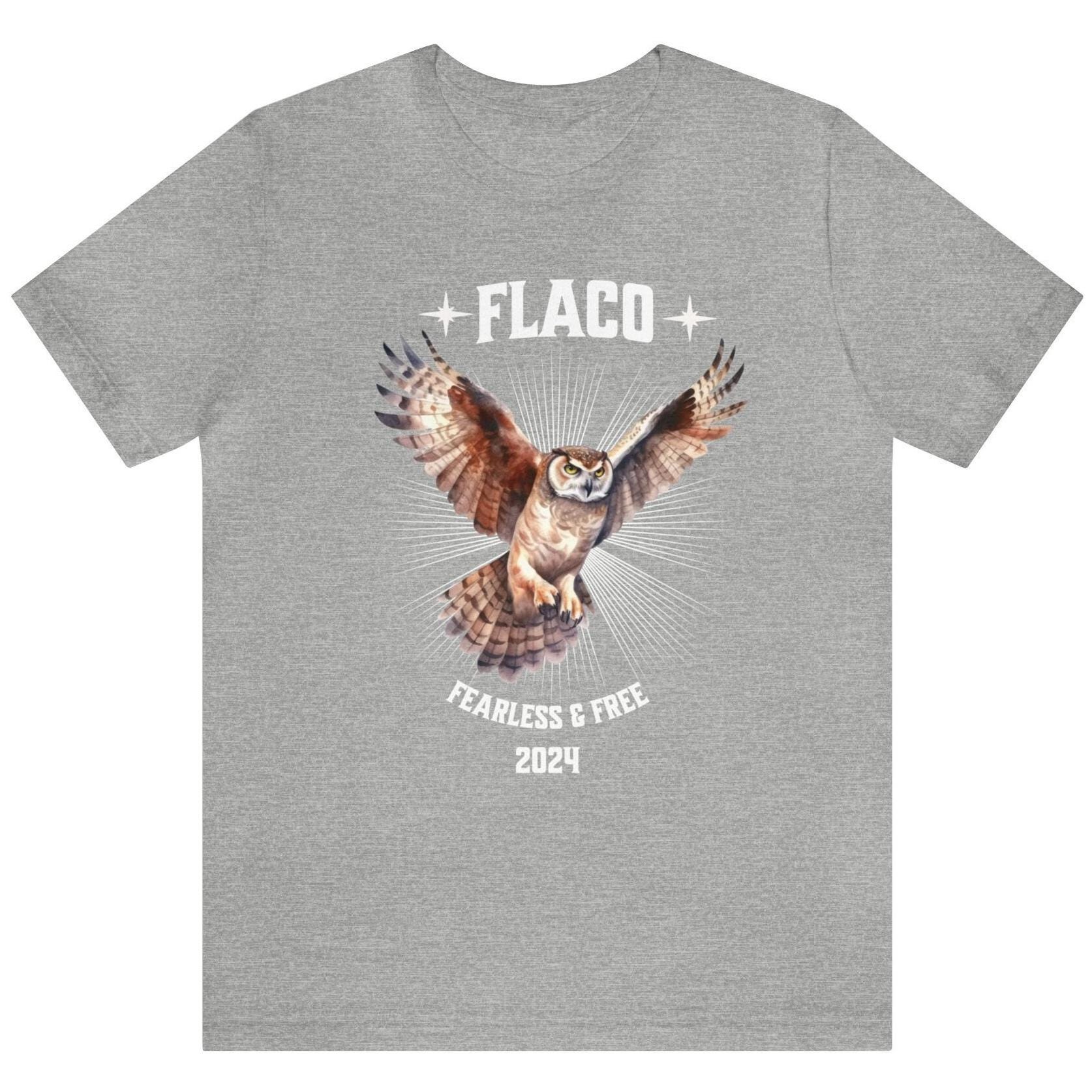 Flaco the Owl Shirt, NYC Owl T Shirt Fearless and Free for Men and ...