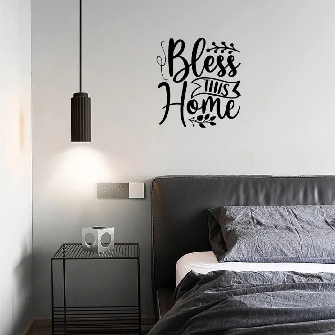 Bless This Home Creative Simplicity DIY English Wall Stickers for Kids ...