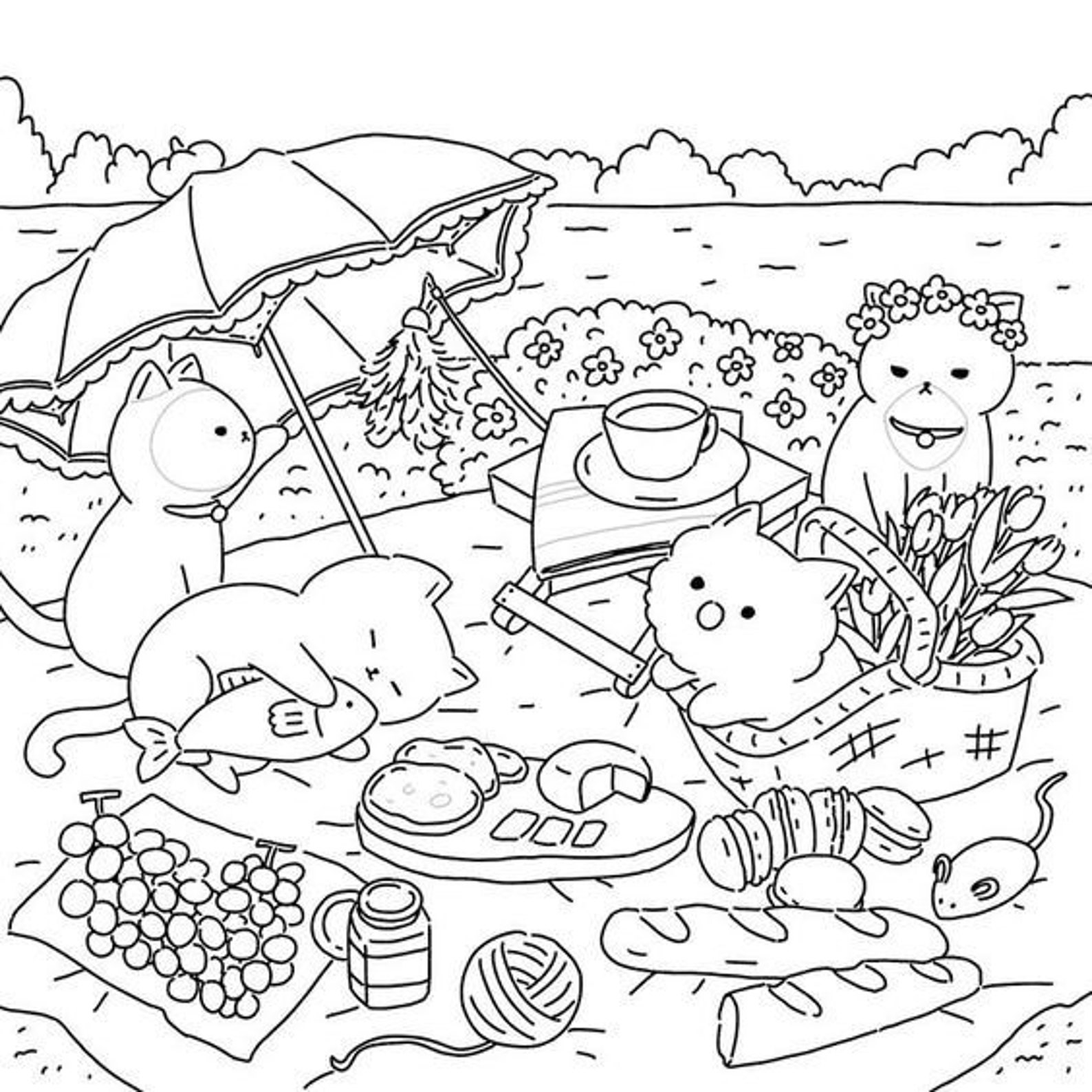 Kitty Kaleidoscope: Enchanting Cat Coloring Adventures (6-10) - Etsy