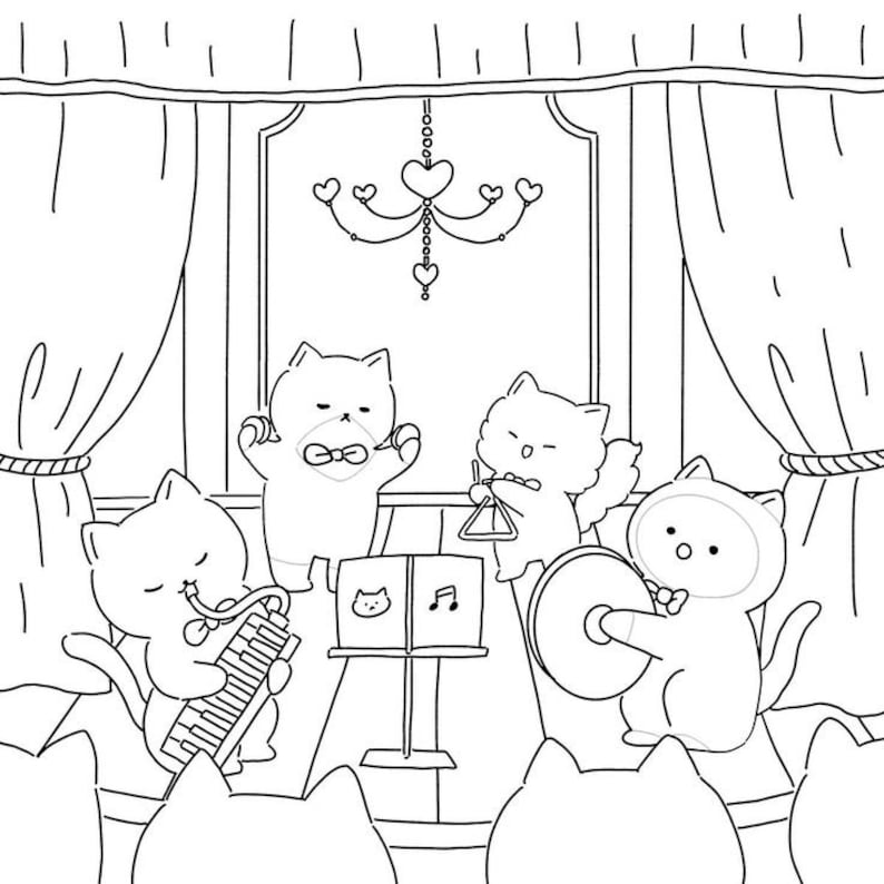 Kitty Kaleidoscope: Enchanting Cat Coloring Adventures (6-10) - Etsy