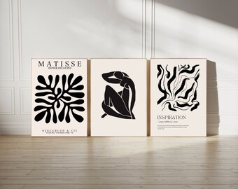 Set of 3 Henri Matisse Print Matisse Print Download Museum Poster ...
