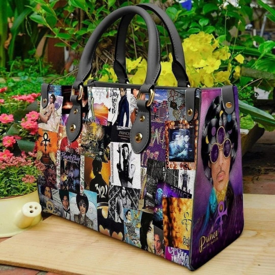 Prince Purple Rain Handbag Prince Purple Leather Bag Prince - Etsy