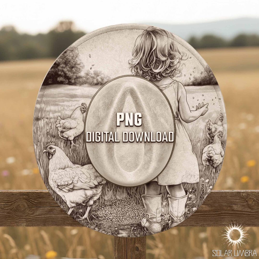 Farm Girl Chicken Hat Laser Engraving Design (digital Download) - Etsy