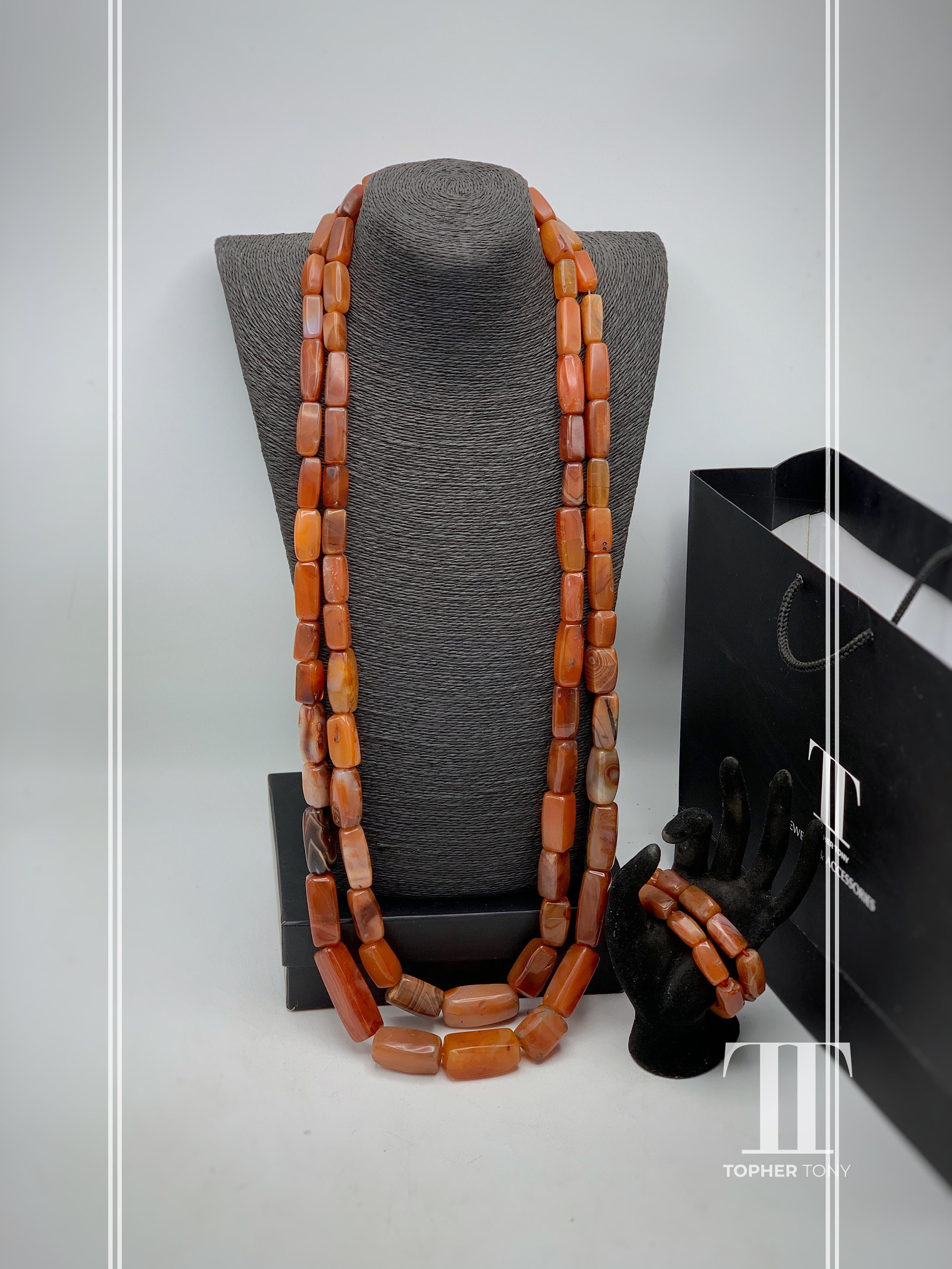 Handcrafted Beaded Jewelry, Coral Beads , African Male Beads, Nigerian ...