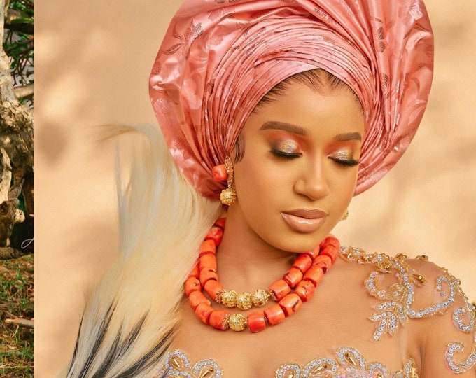 African Bridal Beads, Nigerian Beads,premium Handmade Beads ...