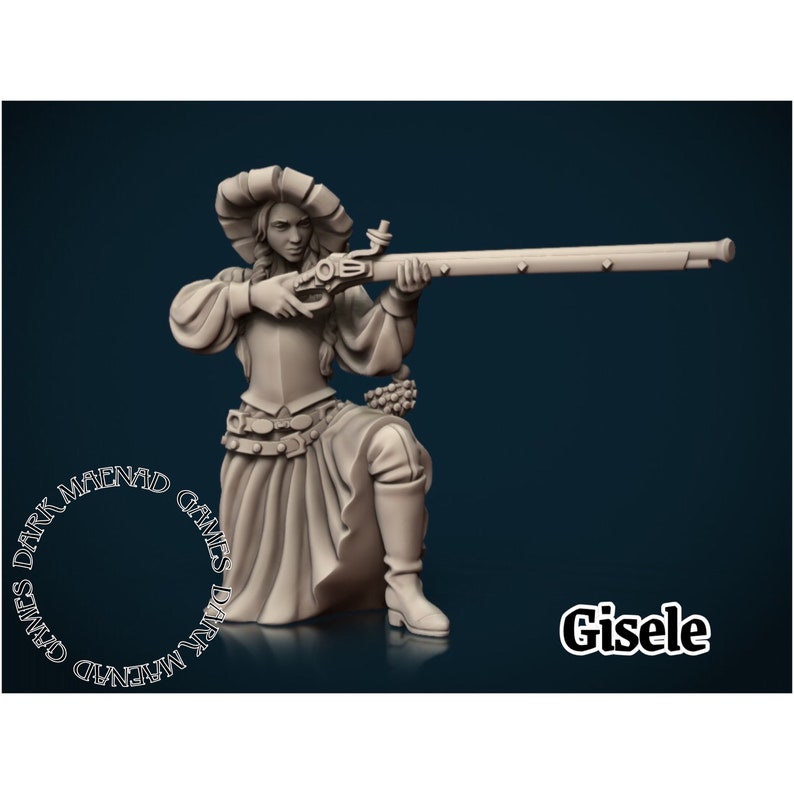 Gisele- 32mm Female Soldier - Etsy