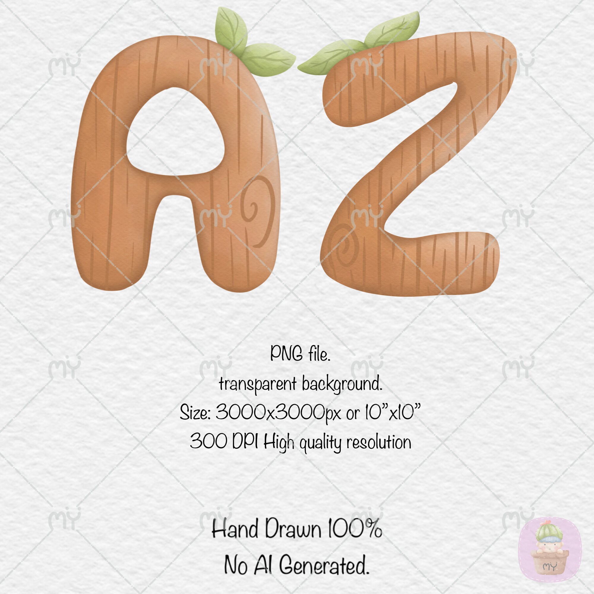 Whimsical Watercolor: Alphabets A-Z and Numbers 0-9 PNG Elements. - Etsy