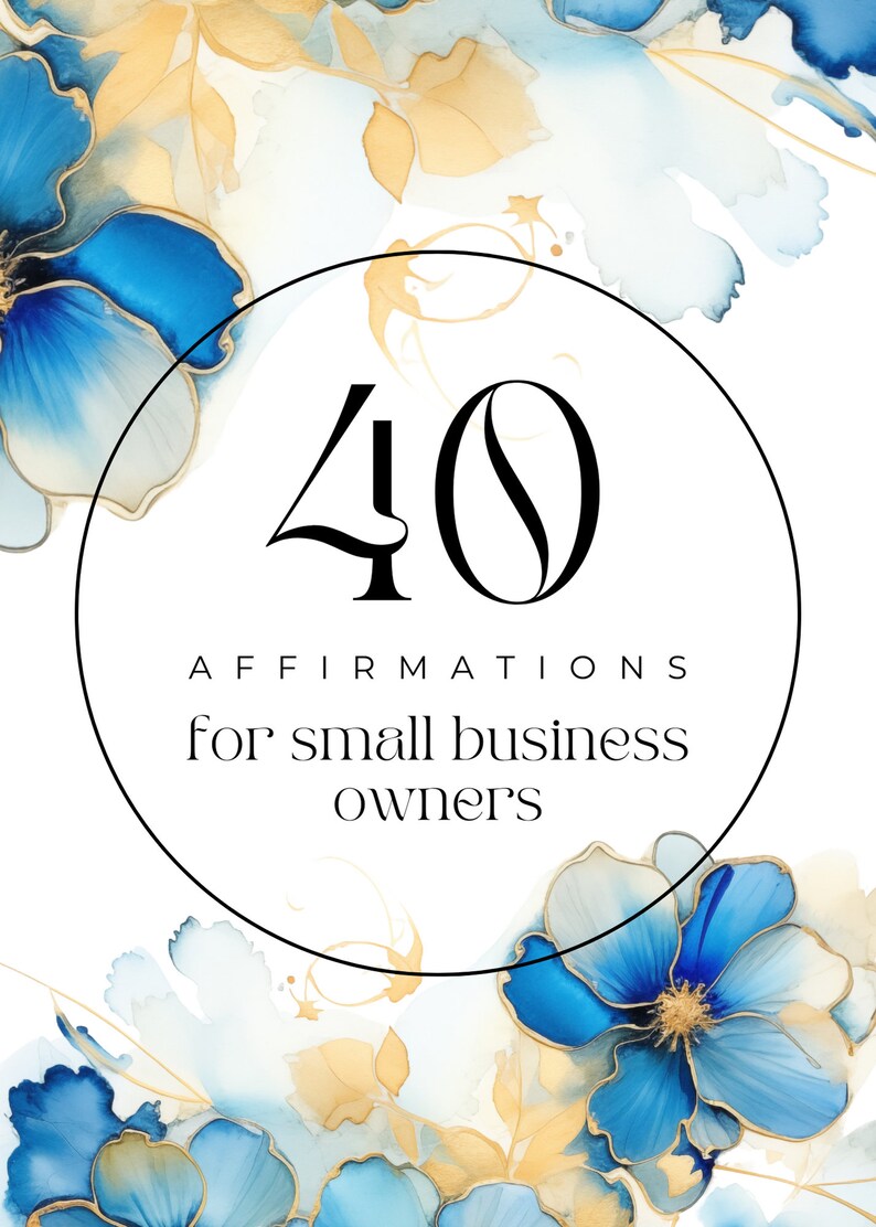 40 Affirmations for Small Business Owners Affirmations Daily Motivation ...