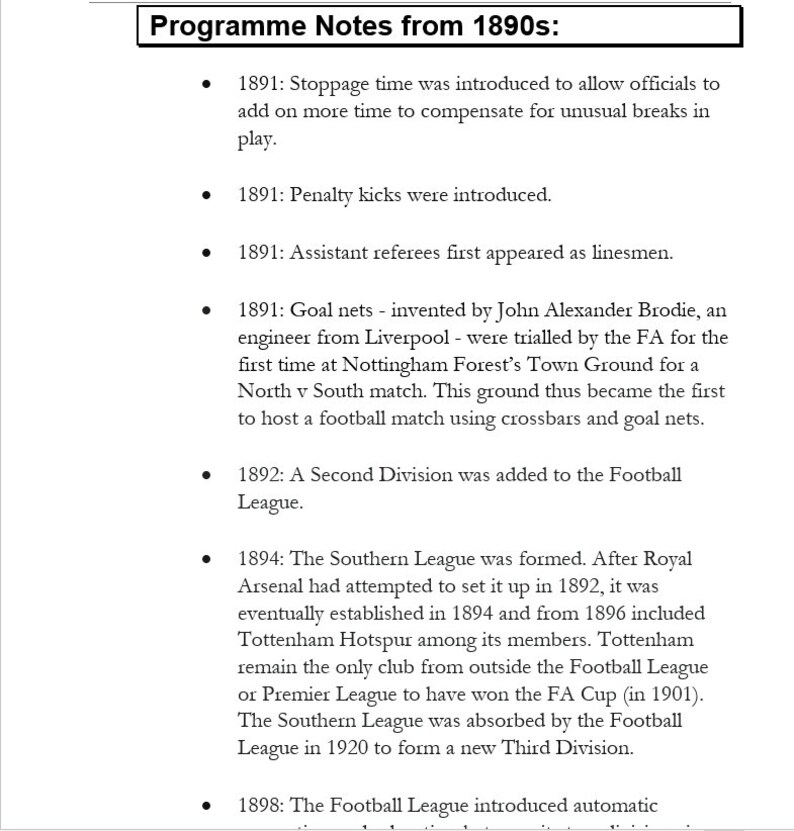 Football Timelines: Arsenal FC - Etsy UK