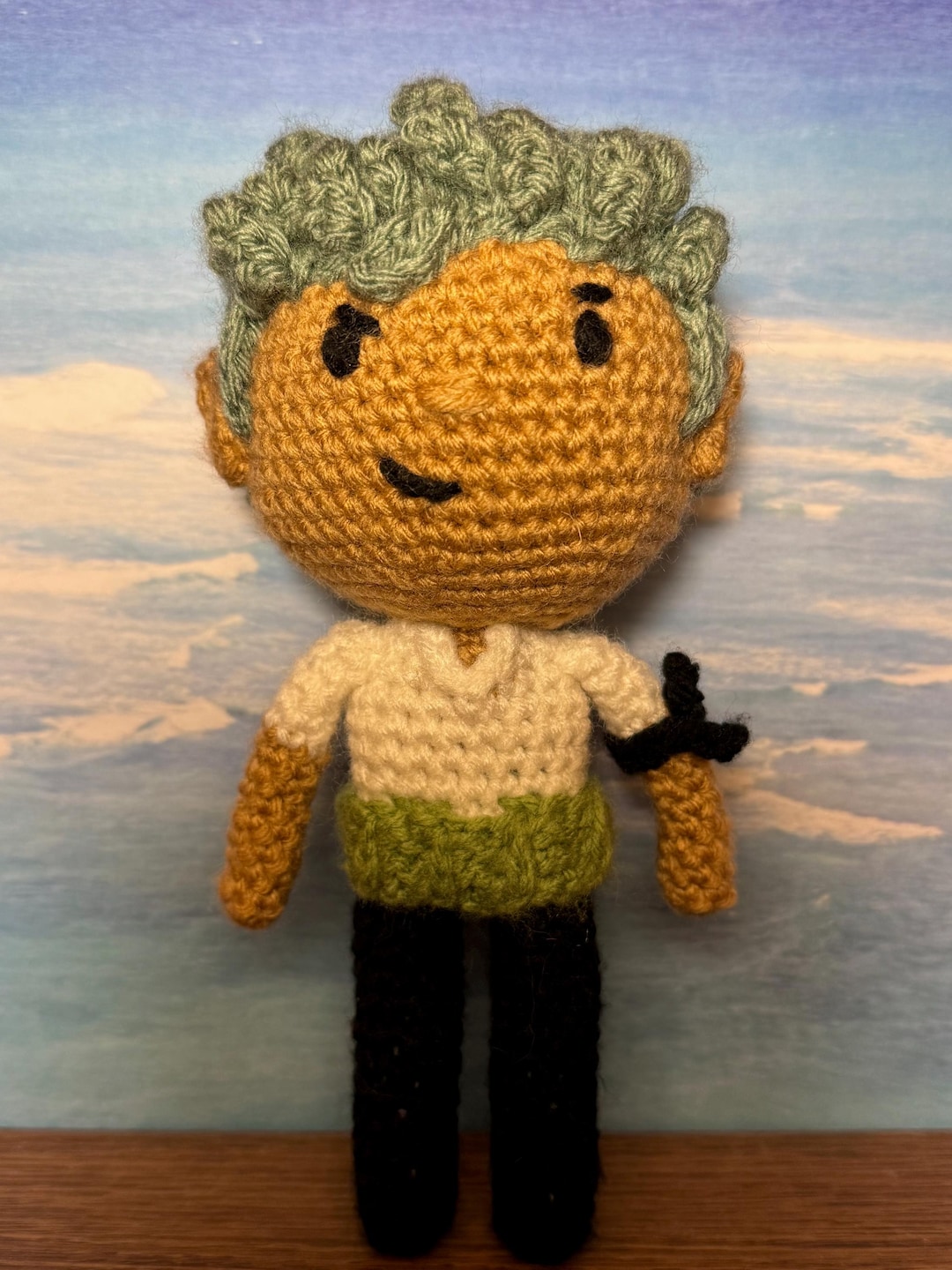 Roronoa Zoro Crochet Pattern - One Piece Amigurumi Doll Pattern - Etsy