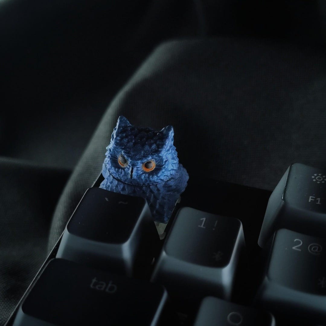 Owl Artisan Keycap #44 - Etsy
