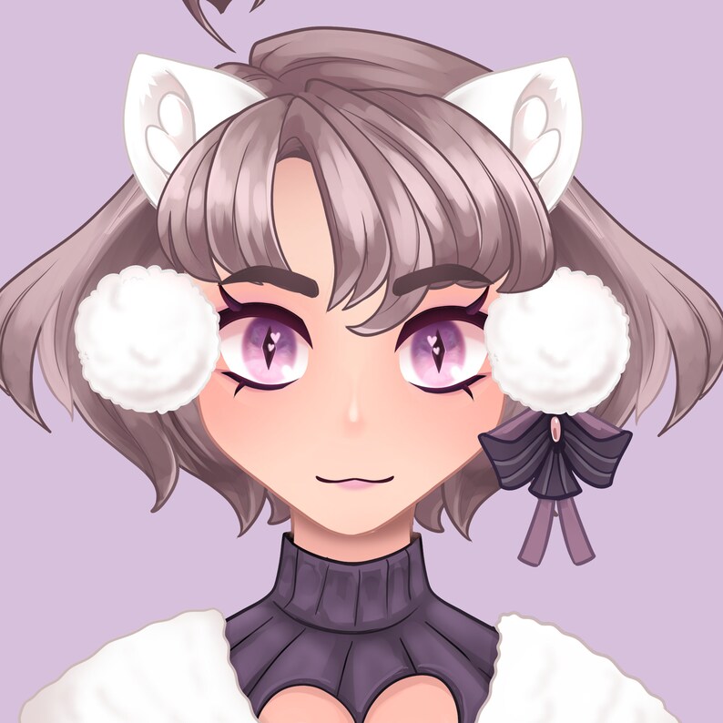 Cat Girl Model for Vtubing Example - Etsy