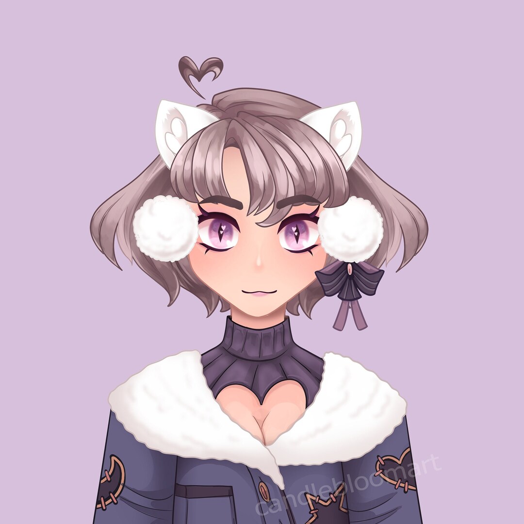 Cat Girl Model for Vtubing Example - Etsy