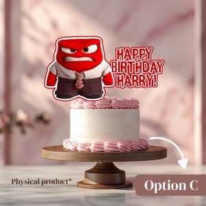 Inside Out Cake Topper, Theme Emotions, Inside Topper, Cake Topper It's ...