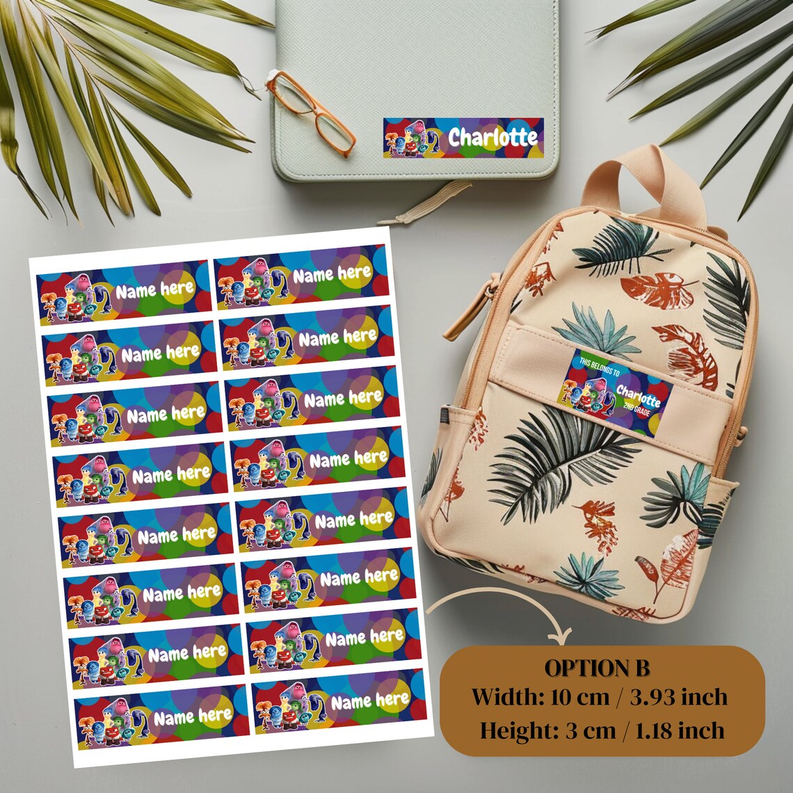 Inside Labels School, Kids Name Stickers, Preschool Name Labels ...