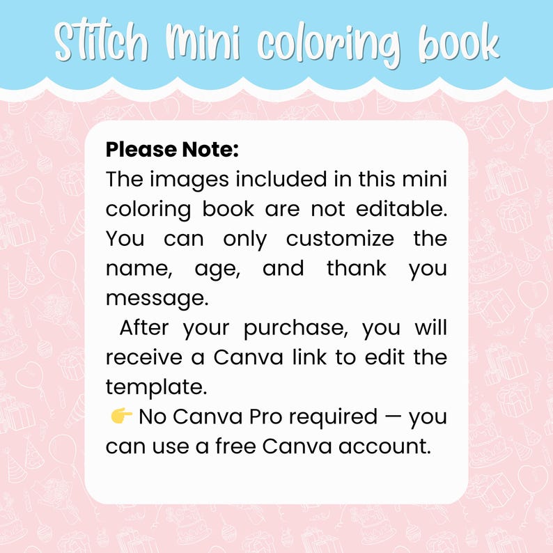 Stitch Mini Coloring Book, Stitch Party Favors, Stitch Party Souvenirs ...