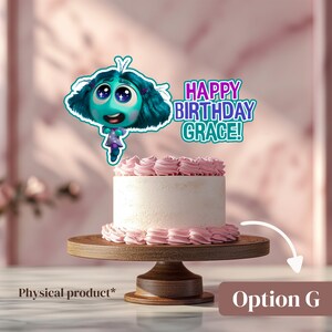 Inside Out Cake Topper, Theme Emotions, Inside Topper, Cake Topper It's ...