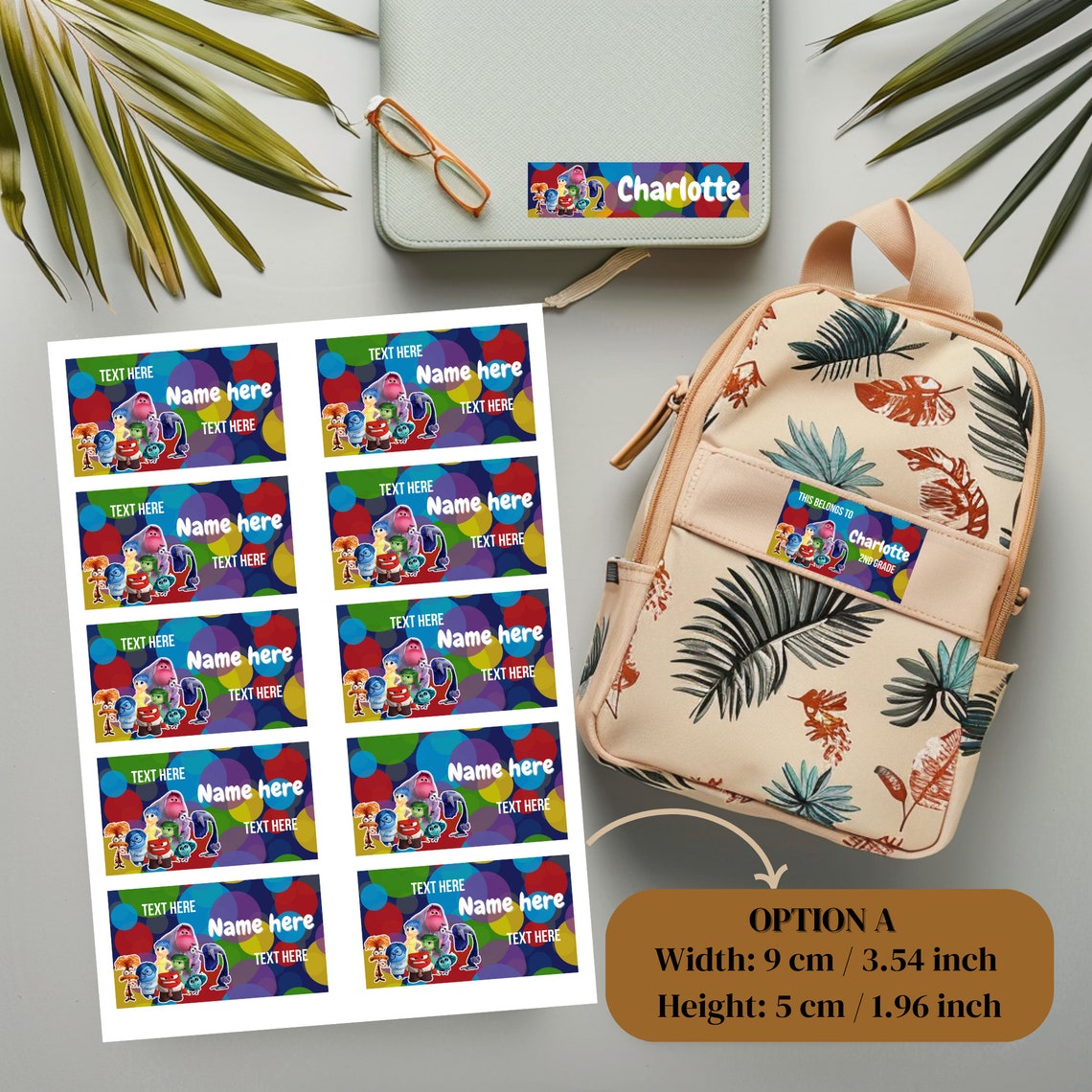 Inside Labels School, Kids Name Stickers, Preschool Name Labels ...