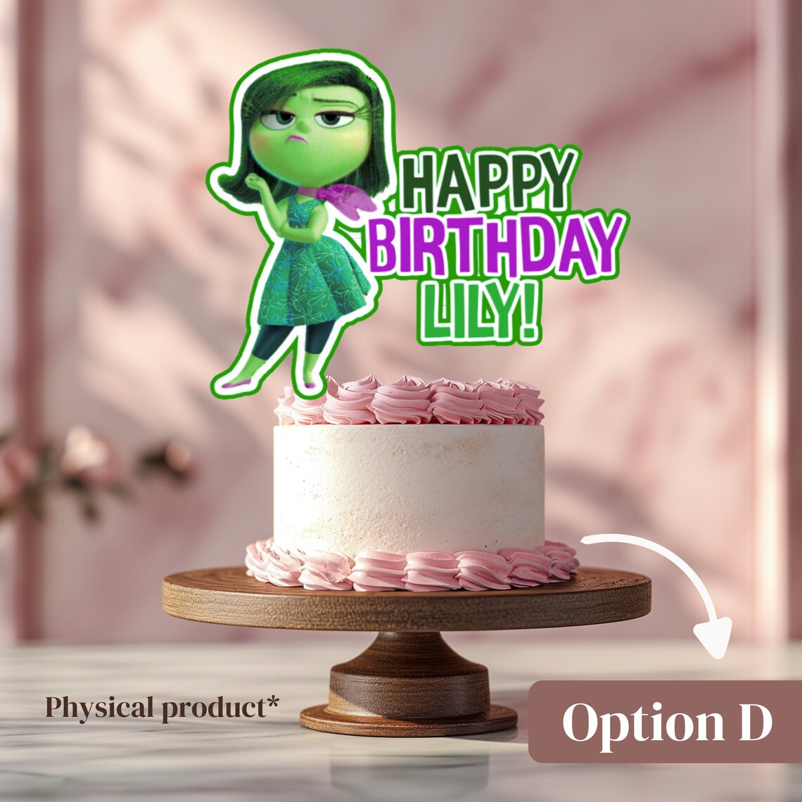 Inside Out Cake Topper, Theme Emotions, Inside Topper, Cake Topper It's ...