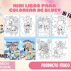 Blu Mini Birthday Coloring Book, Blu Party Favors, Blu Party Souvenirs ...