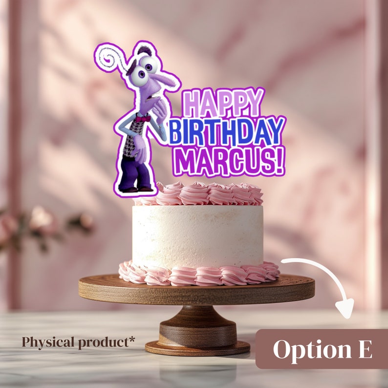 Inside Out Cake Topper, Theme Emotions, Inside Topper, Cake Topper It's ...