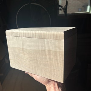 Personalized Simple Modern Wooden Urn Box - Etsy