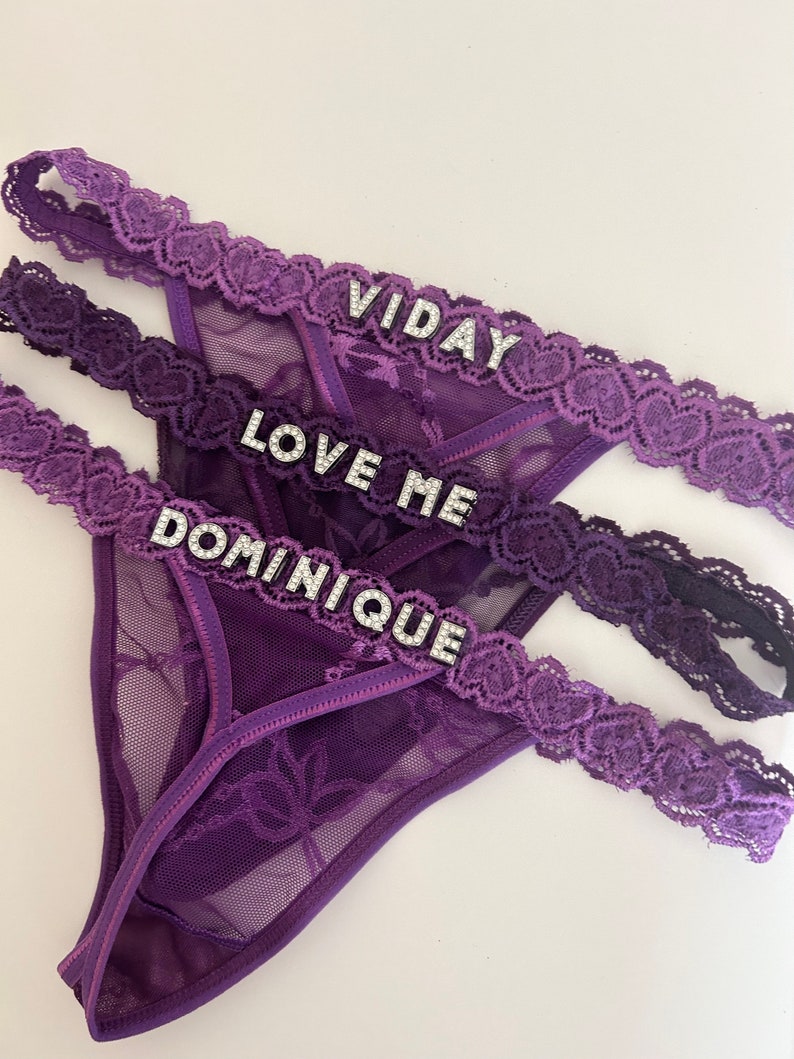 Name Thong, Personalised Name Thong, Custom Name Thong - Etsy