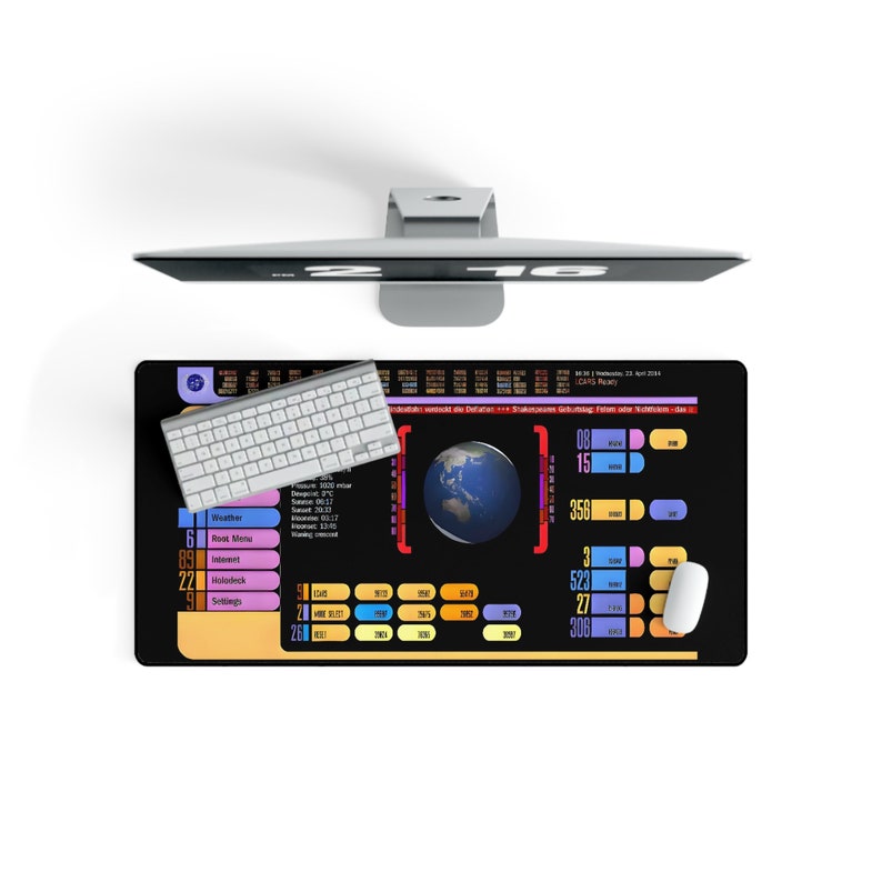 LCARS Desk Mat LCARS Control Console Display Cool Mouse - Etsy