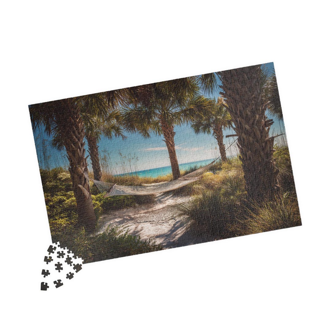 30A Puzzle, Florida Beach Puzzle, 30A Art, Emerald Coast Jigsaw ...