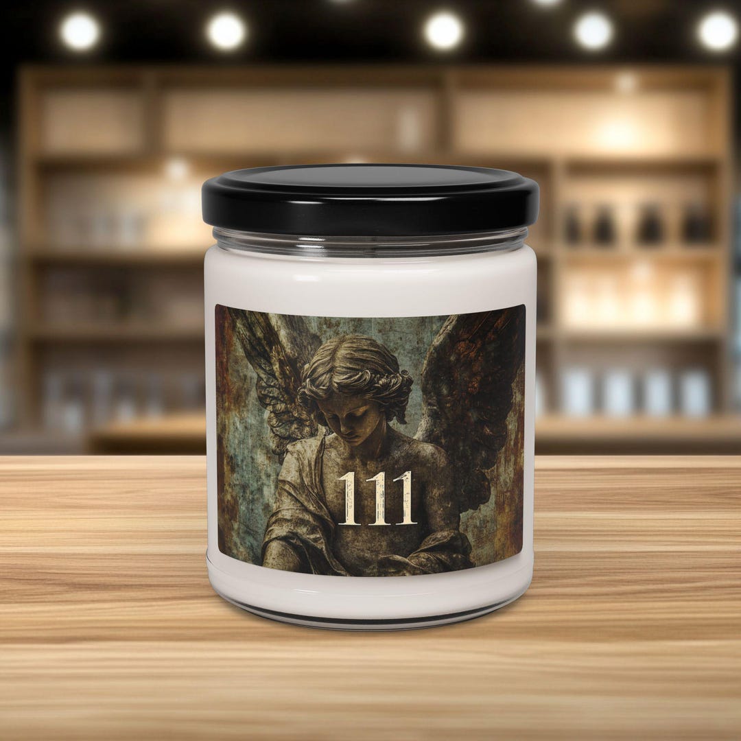 111 Candle, Angel Numbers, Angel Number Candle, Intention Candle ...
