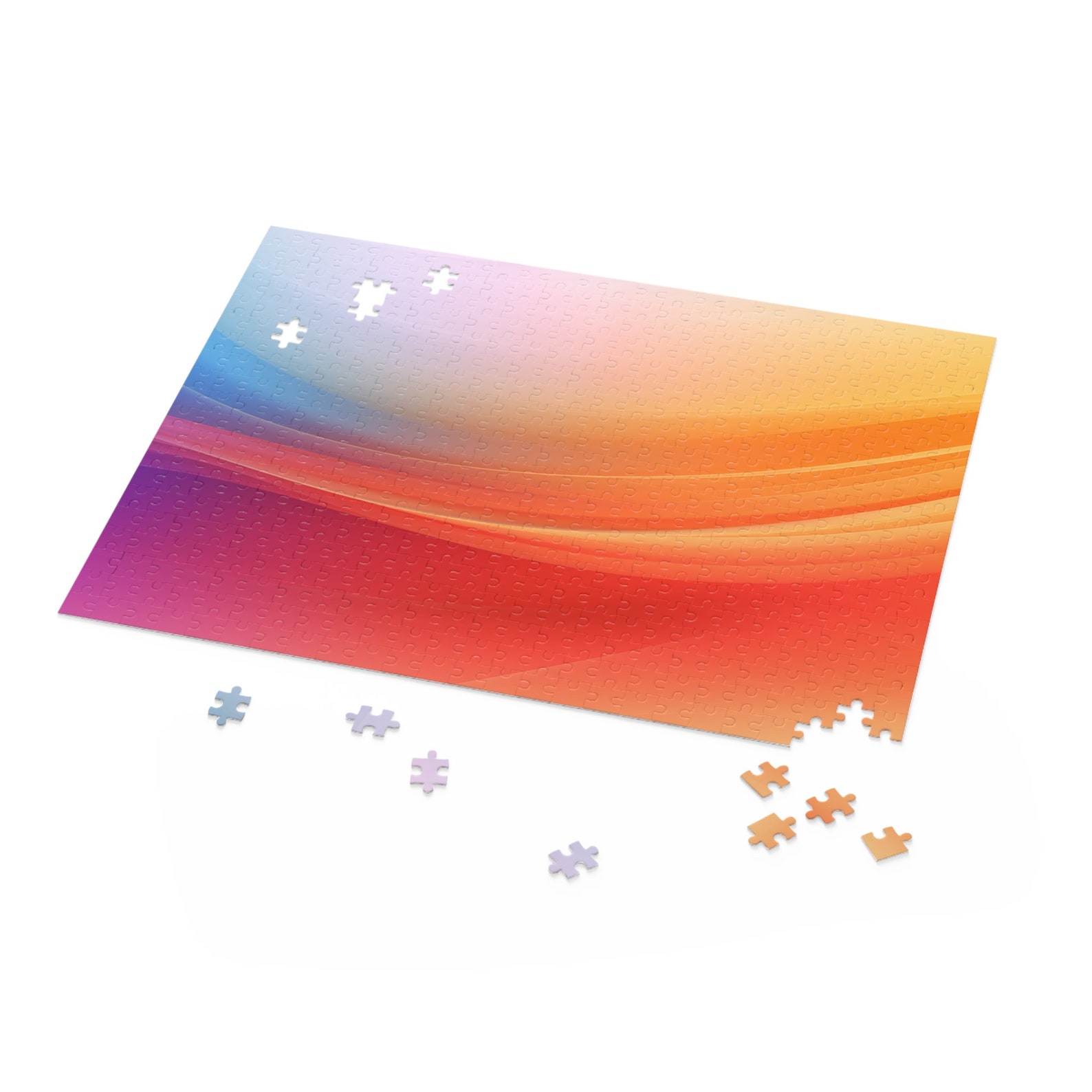 Gradient Puzzle, Jigsaw Puzzle, Puzzle for Adults, Difficult Puzzle ...