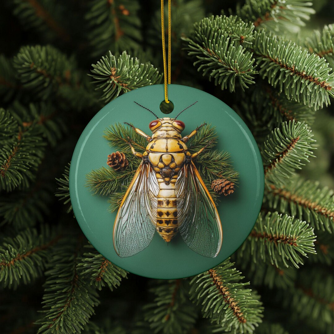 Cicadas Ornament, Cicada Ornament, Cicada Gift, Cicadas, Nature Lover, Bug Ornament, Insect ...