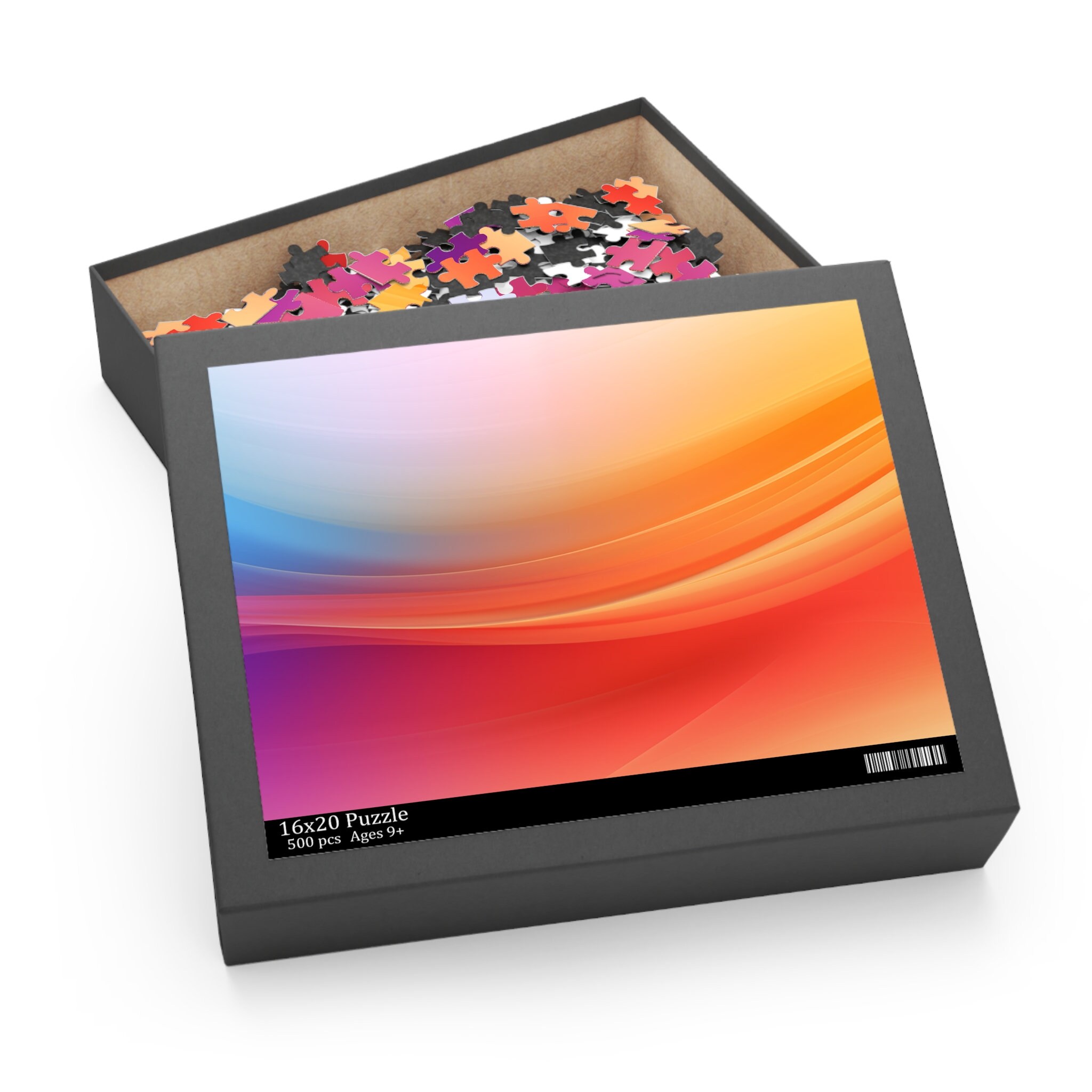 Gradient Puzzle, Jigsaw Puzzle, Puzzle for Adults, Difficult Puzzle ...