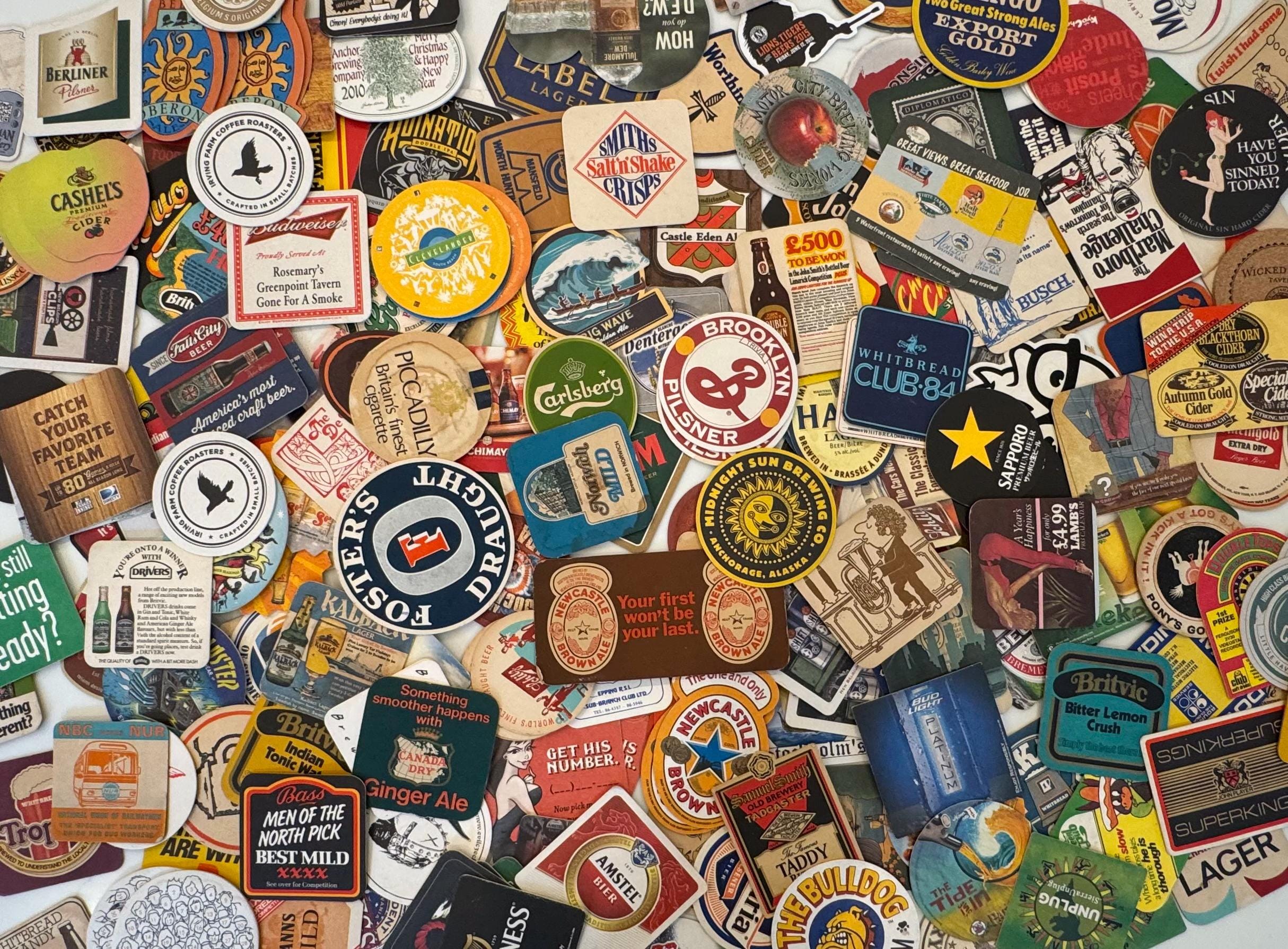 Beer Coaster Collection: Random Breweriana Ephemera - Etsy