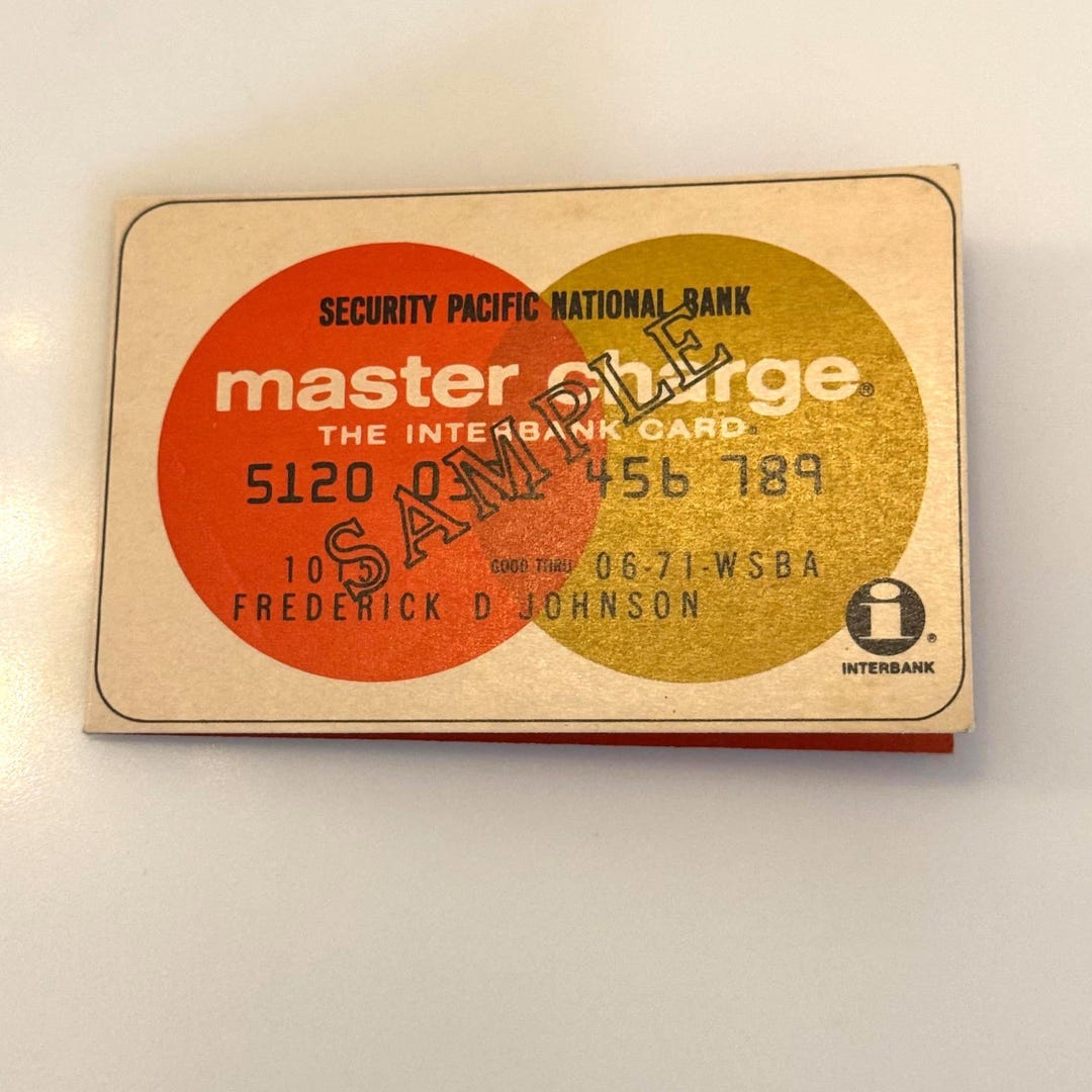 Vintage Master Charge Needle Book: Sewing Collectible Advertising - Etsy