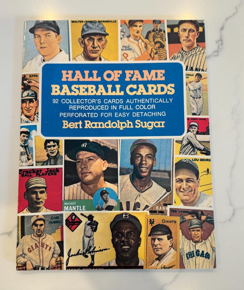 Bert Randolph Sugar, Hall of Fame Baseball Cards,1978,92 Cards,full ...