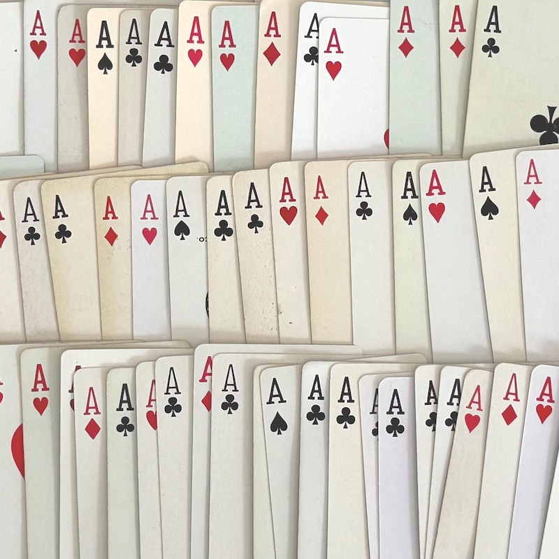 Vintage Ace Playing Card - Etsy
