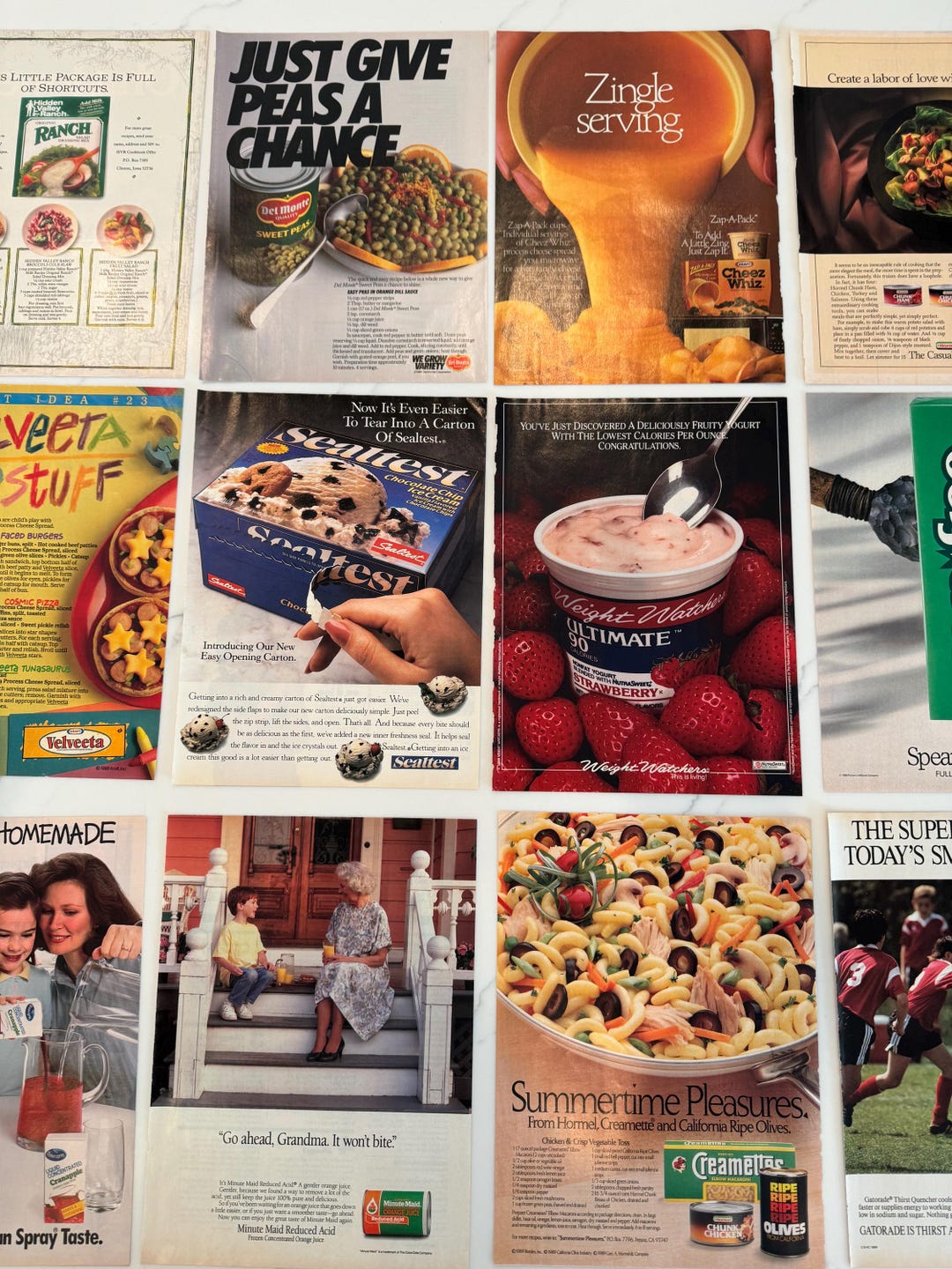 1980s Vintage Food Ads: Ephemera for Collage, Scrapbooking - Etsy