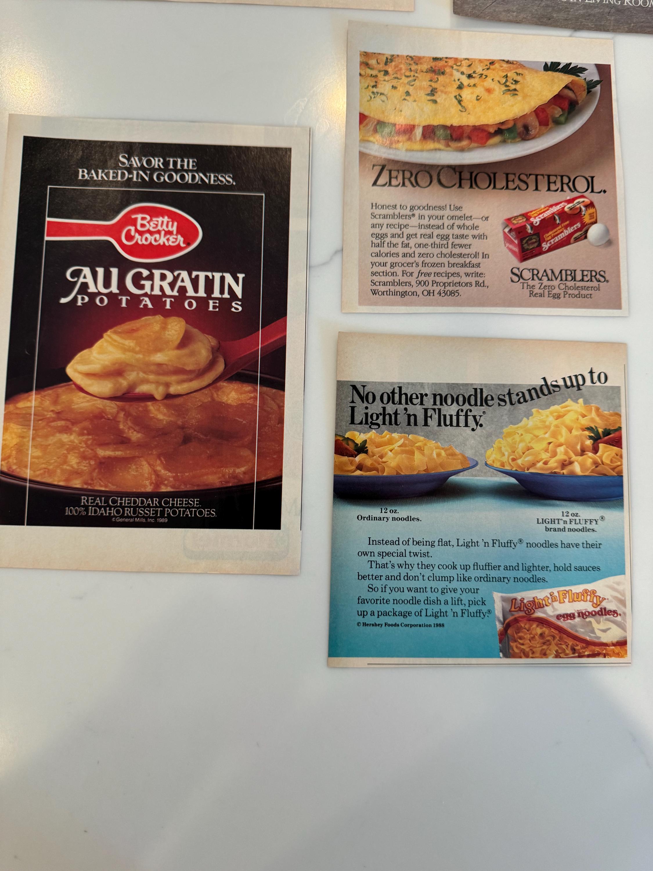 1980s Food & Drink Print Ads: Vintage Ephemera Bundle - Etsy