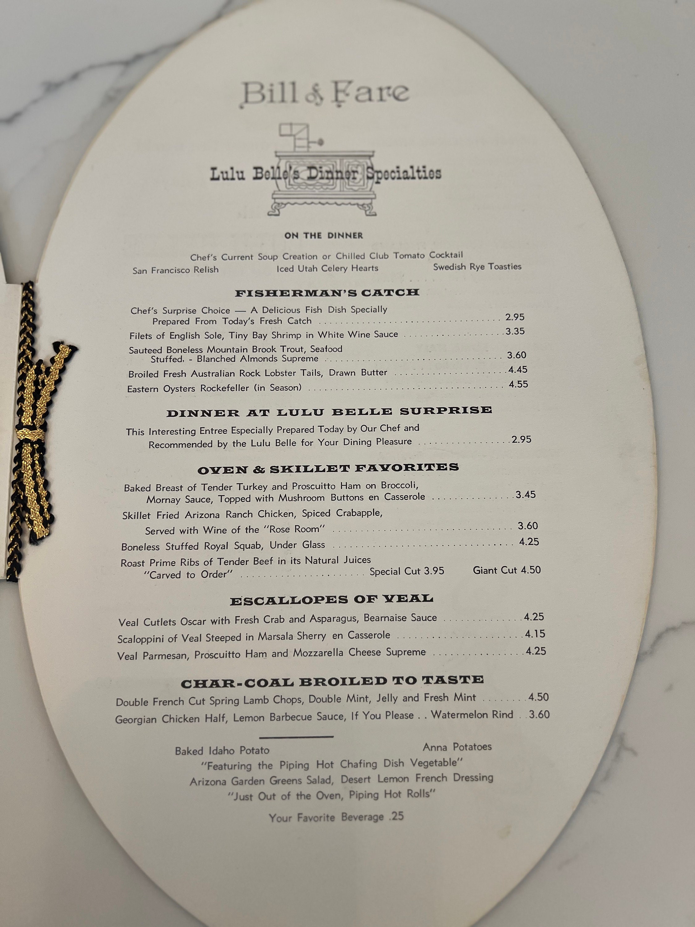 Vintage Restaurant Menu, Lulu Belle Gay Nineties Cocktail Bar,vintage ...