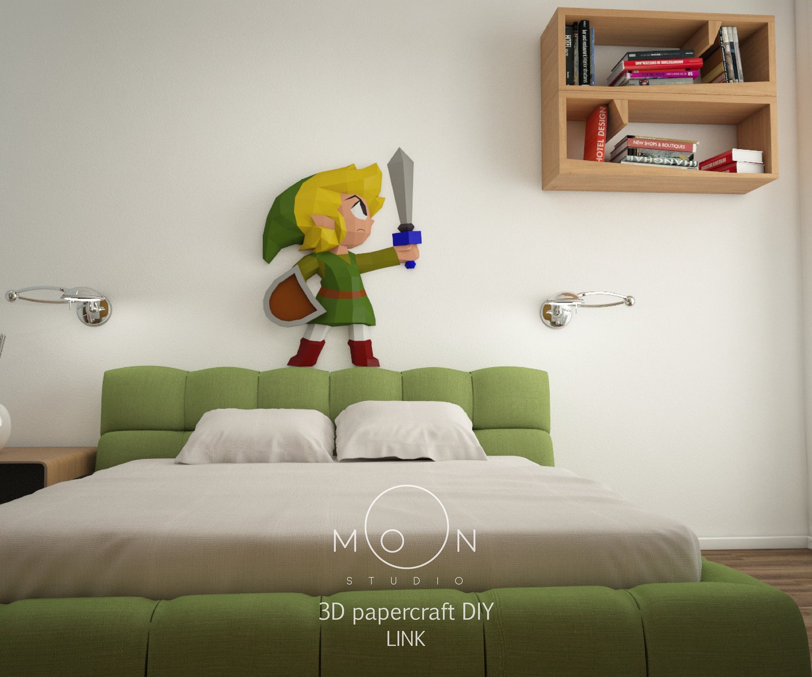 Link, DIY, Papercraft, PDF, Svg, Dxf, Low Poly, 3D Model, Craft, Paper ...