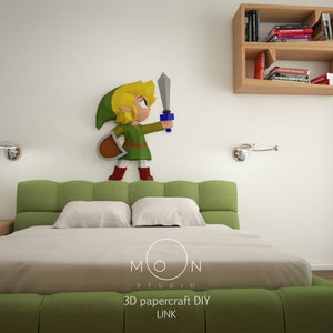 Link, DIY, Papercraft, PDF, Svg, Dxf, Low Poly, 3D Model, Craft, Paper ...