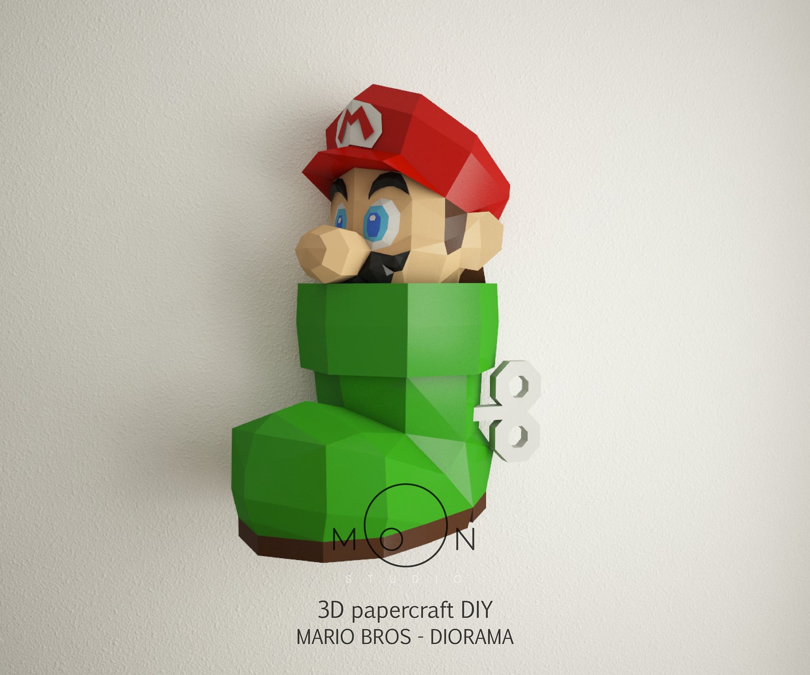 M4r10 Br05, DIY, Papercraft, PDF, Svg, Dxf, Low Poly, 3D Model, Craft ...
