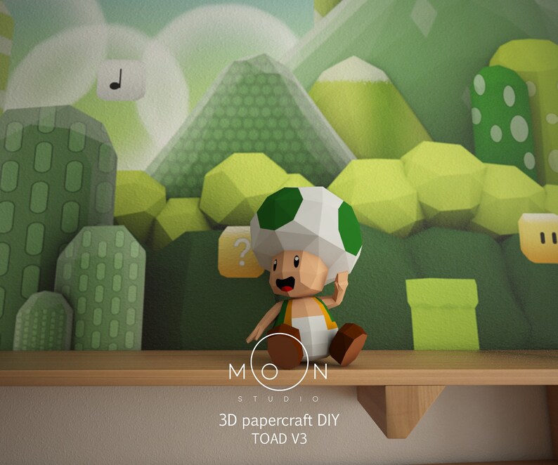 Toad V3, Papercraft PDF, Dxf, Cameo, SVG Cricut Maker Template, DIY ...
