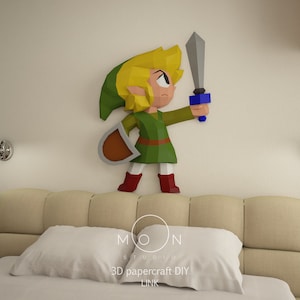 Link, DIY, Papercraft, PDF, Svg, Dxf, Low Poly, 3D Model, Craft, Paper ...