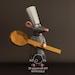 Ratatouille, DIY, Papercraft, PDF, Svg, Dxf, Cricut, Cameo, Low Poly ...