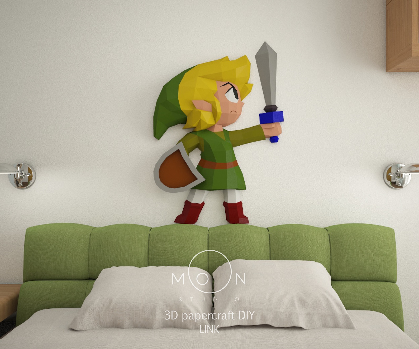 Link, DIY, Papercraft, PDF, Svg, Dxf, Low Poly, 3D Model, Craft, Paper ...