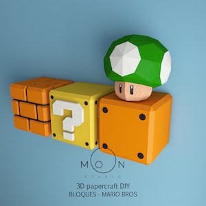 Blocks, DIY, Papercraft, PDF, Svg, Dxf, Low Poly, 3D Model, Craft ...